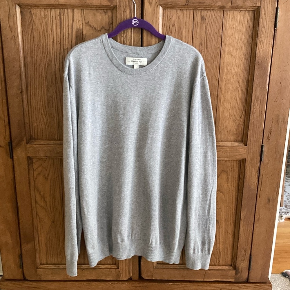Hawker Rye Cotton Cashmere Crew Neck Sweater - Gem